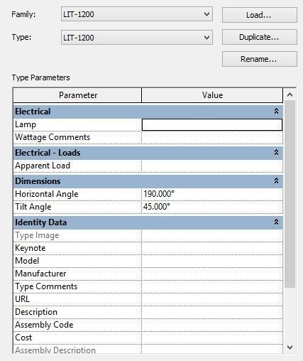 Revit Parametric Track Light Projector Revit Family 3D model | CGTrader