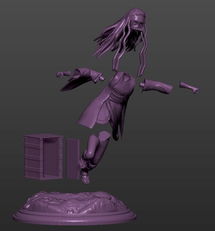 Nezuko Kamado 3D model 3D printable | CGTrader