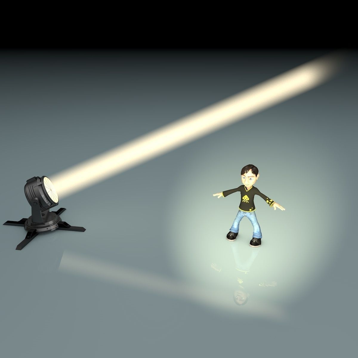 Searchlight 3D Model rigged .c4d - CGTrader.com