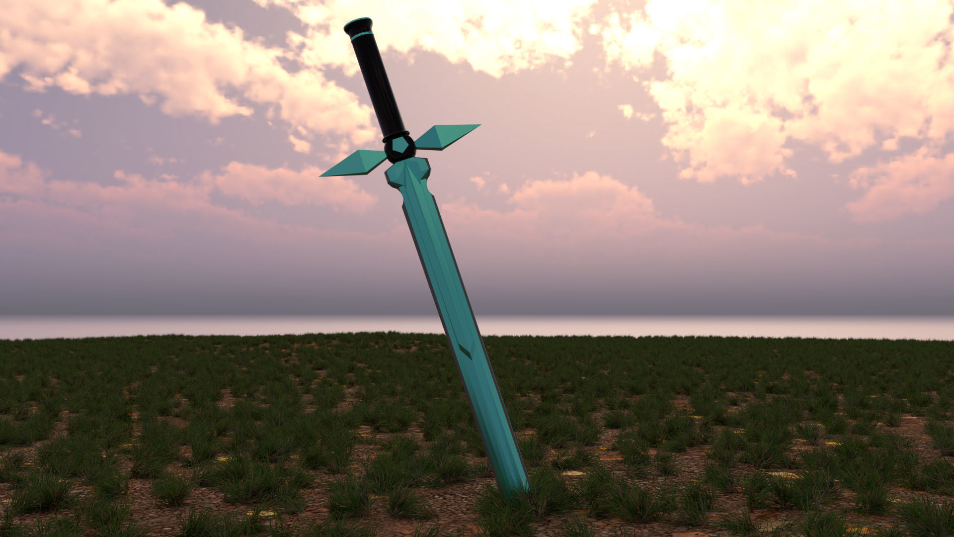 Sword Art Online Freezing Sword 3D model | CGTrader