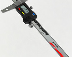 Depth micrometer 3D Model .sldprt .sldasm .slddrw .ige .igs .iges - CGTrader.com