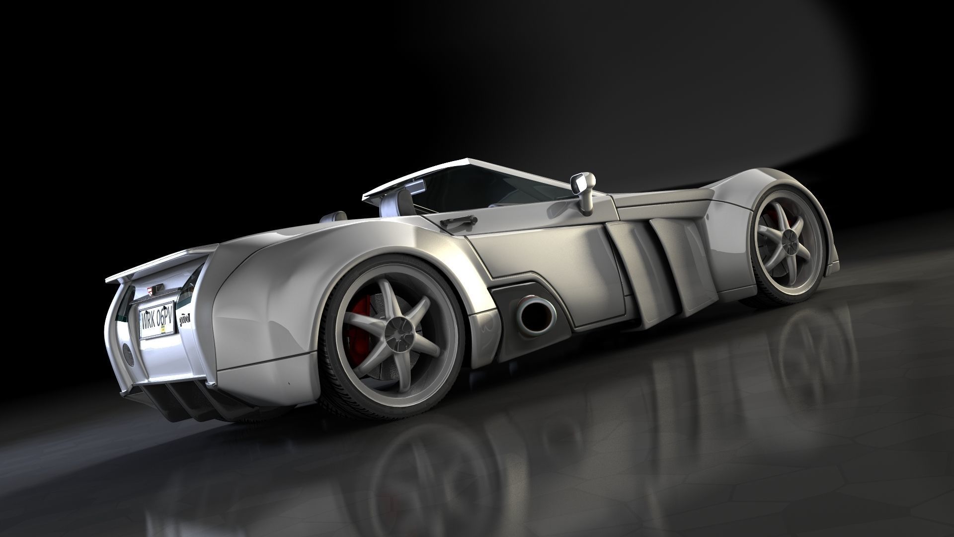 Pivot Roadster Concept 3D model | CGTrader