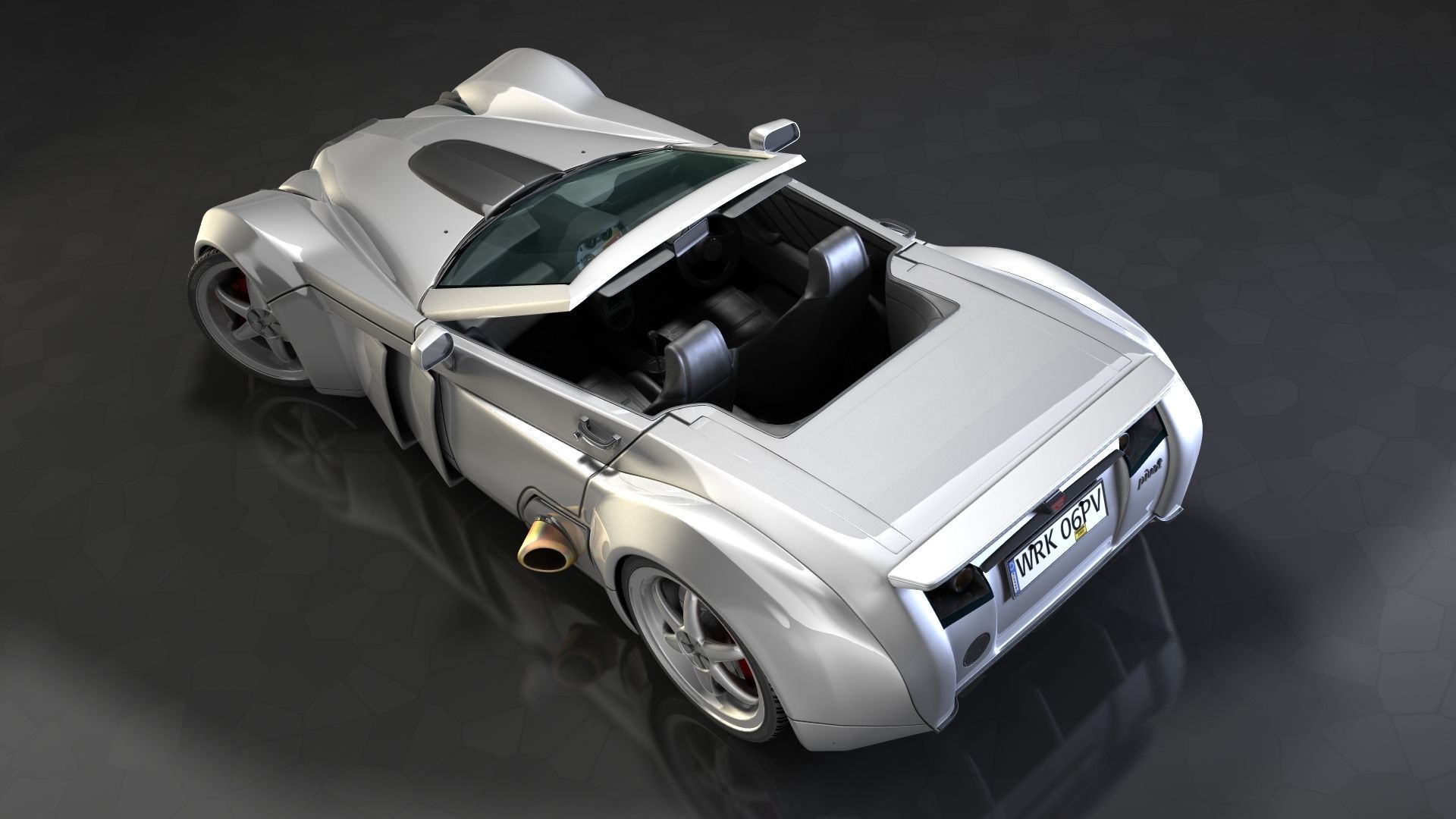 Pivot Roadster Concept 3D model | CGTrader