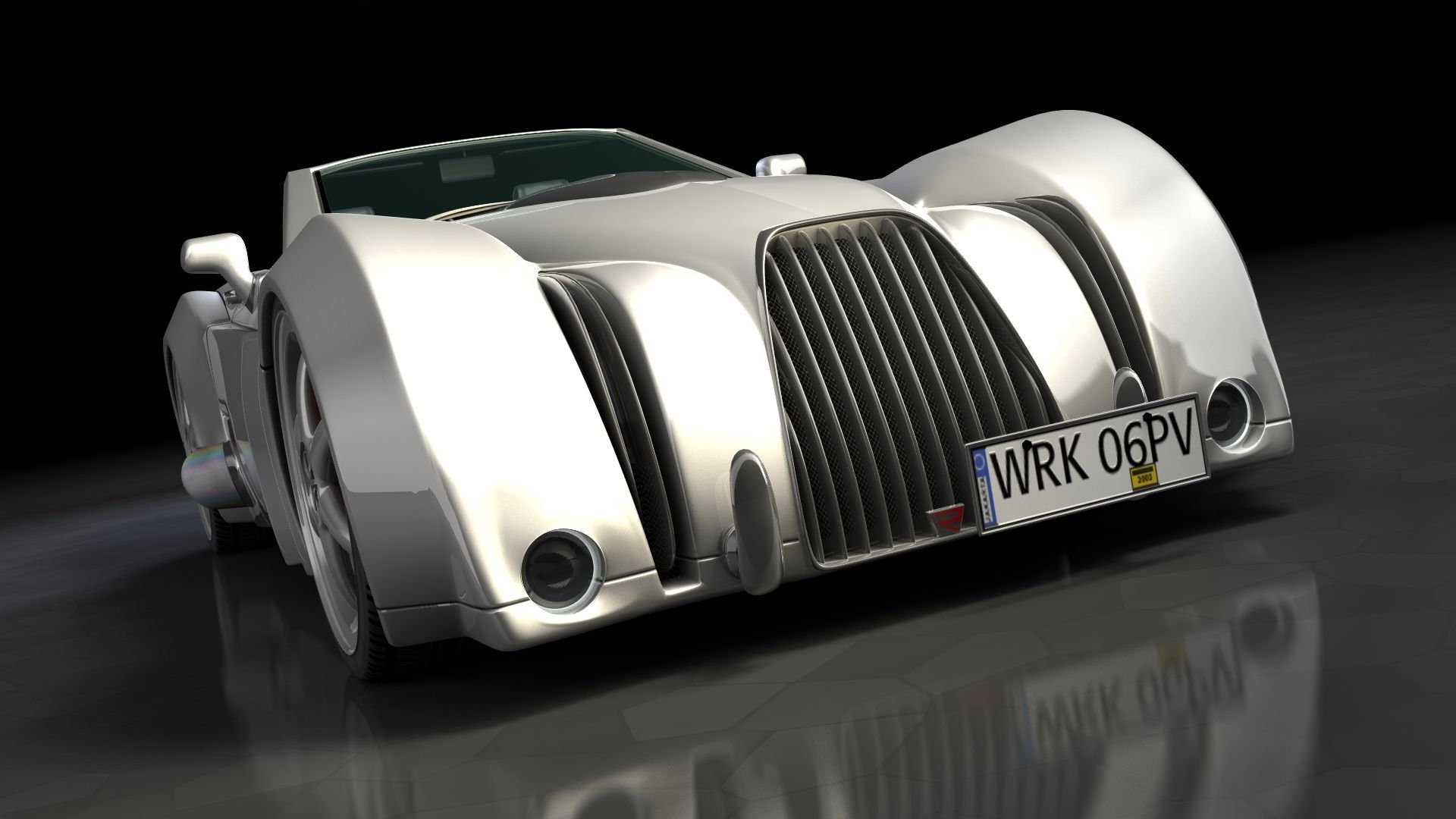 Pivot Roadster Concept 3D model | CGTrader