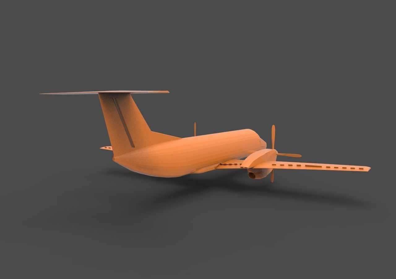 Embraer EMB 120 3D model 3D printable | CGTrader