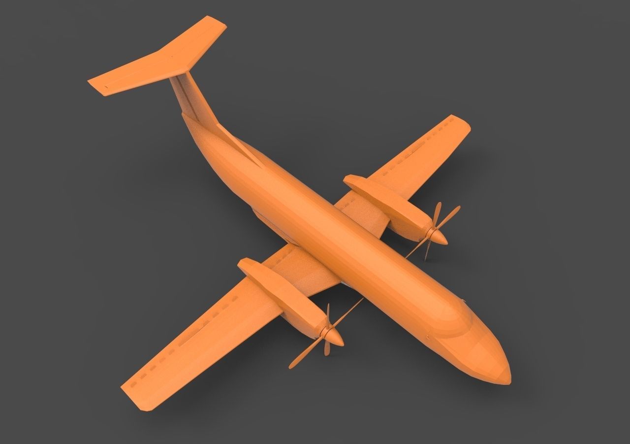 Embraer EMB 120 3D model 3D printable | CGTrader