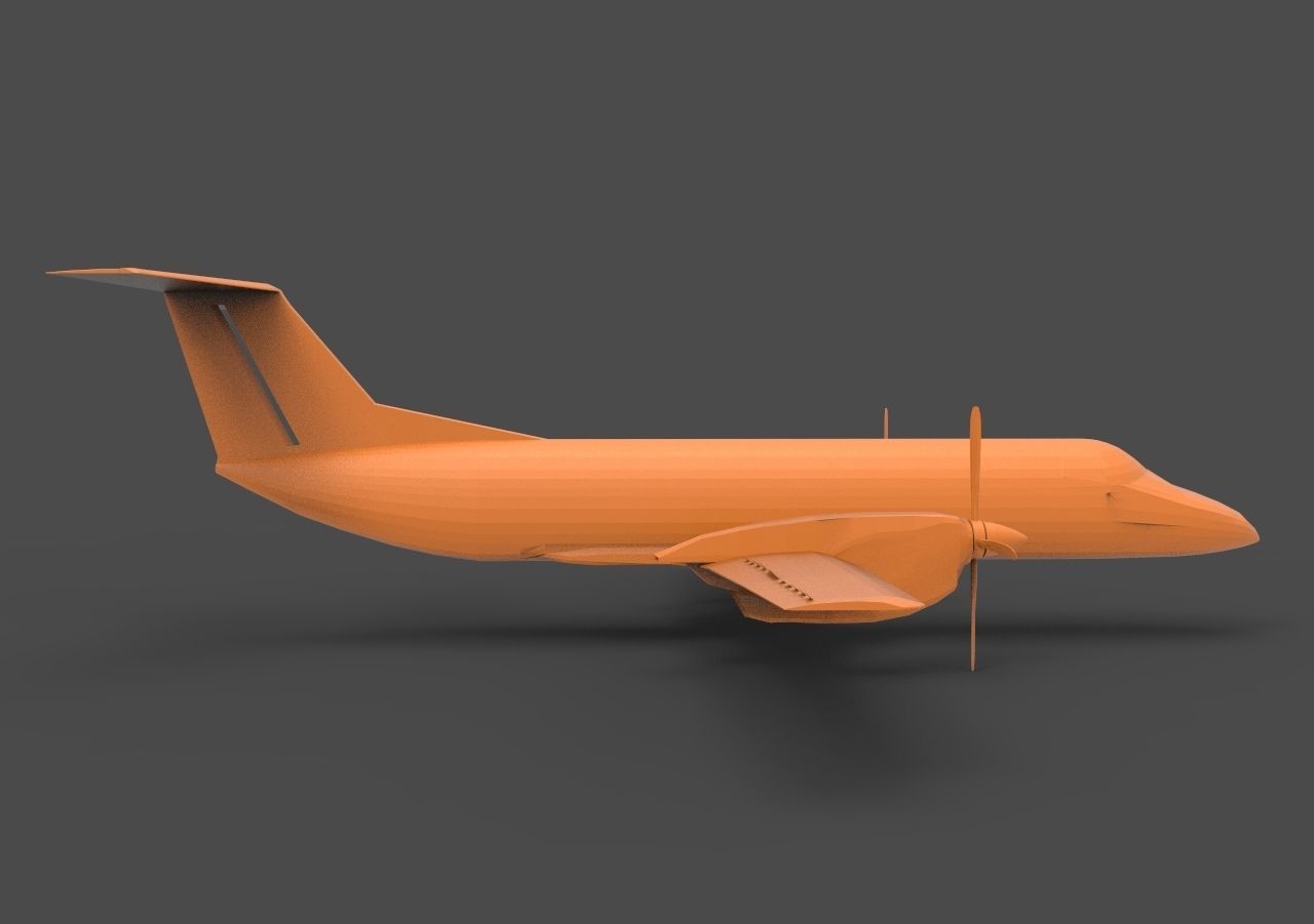 Embraer EMB 120 3D model 3D printable | CGTrader