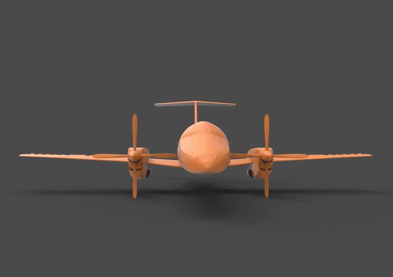 Embraer EMB 120 3D model 3D printable | CGTrader