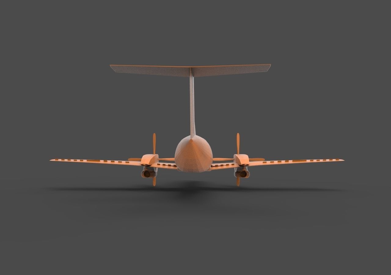 Embraer EMB 120 3D model 3D printable | CGTrader