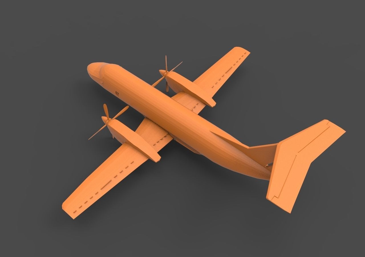 Embraer EMB 120 3D model 3D printable | CGTrader