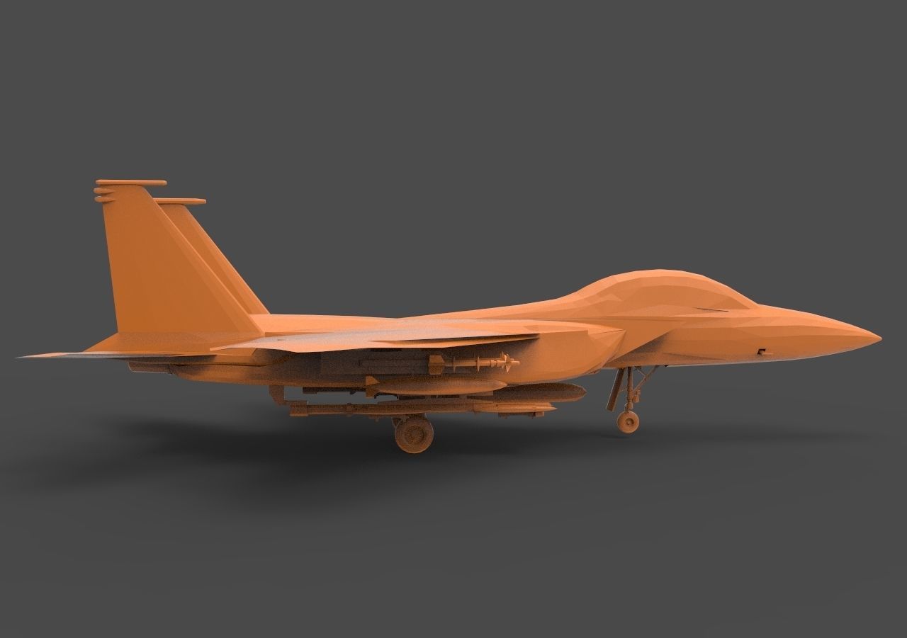 F-15 Eagle free 3D model 3D printable | CGTrader