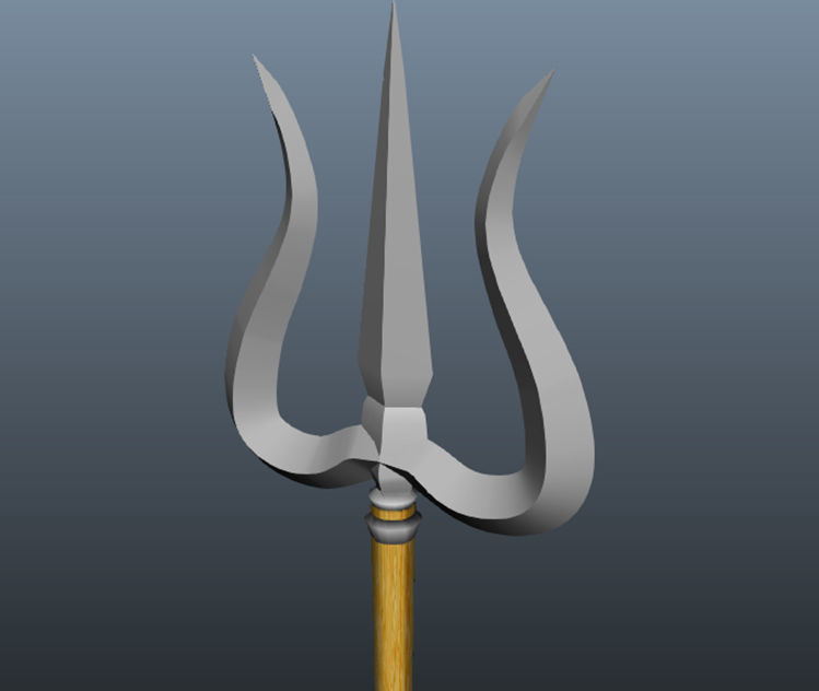 Trishul Trident 3D model | CGTrader