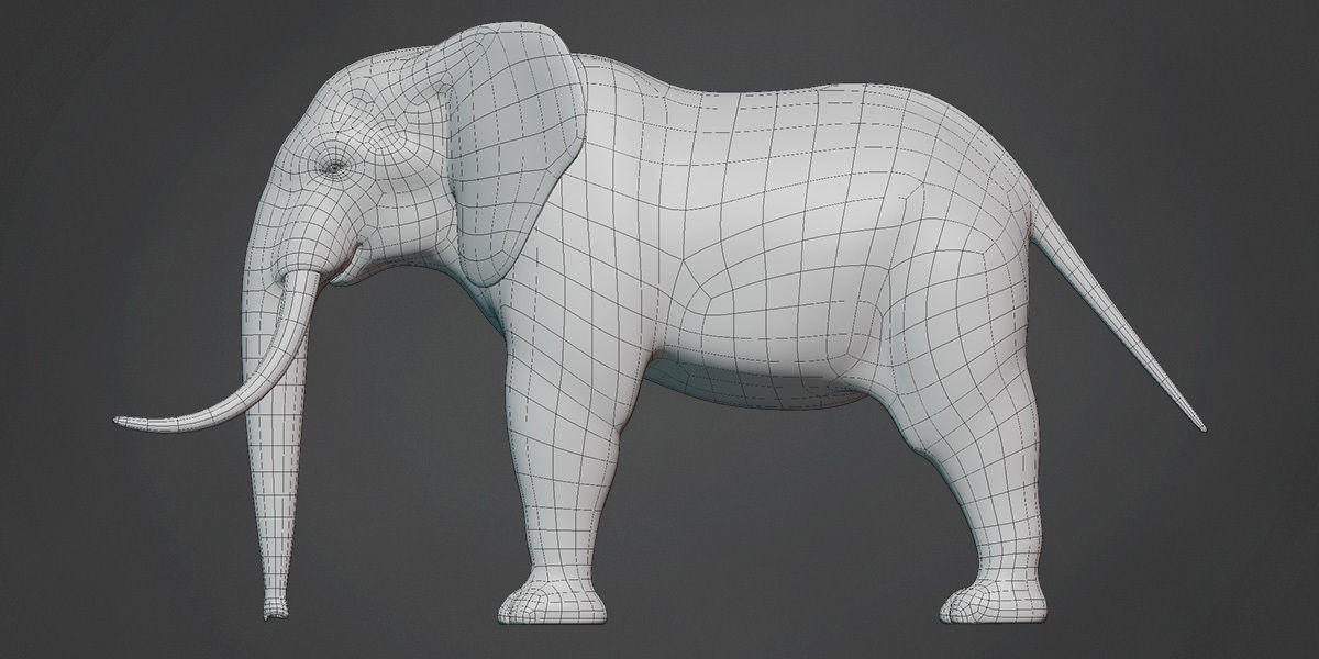 3D model Base Meshes Animal Starter Kit 1 VR / AR / low-poly | CGTrader