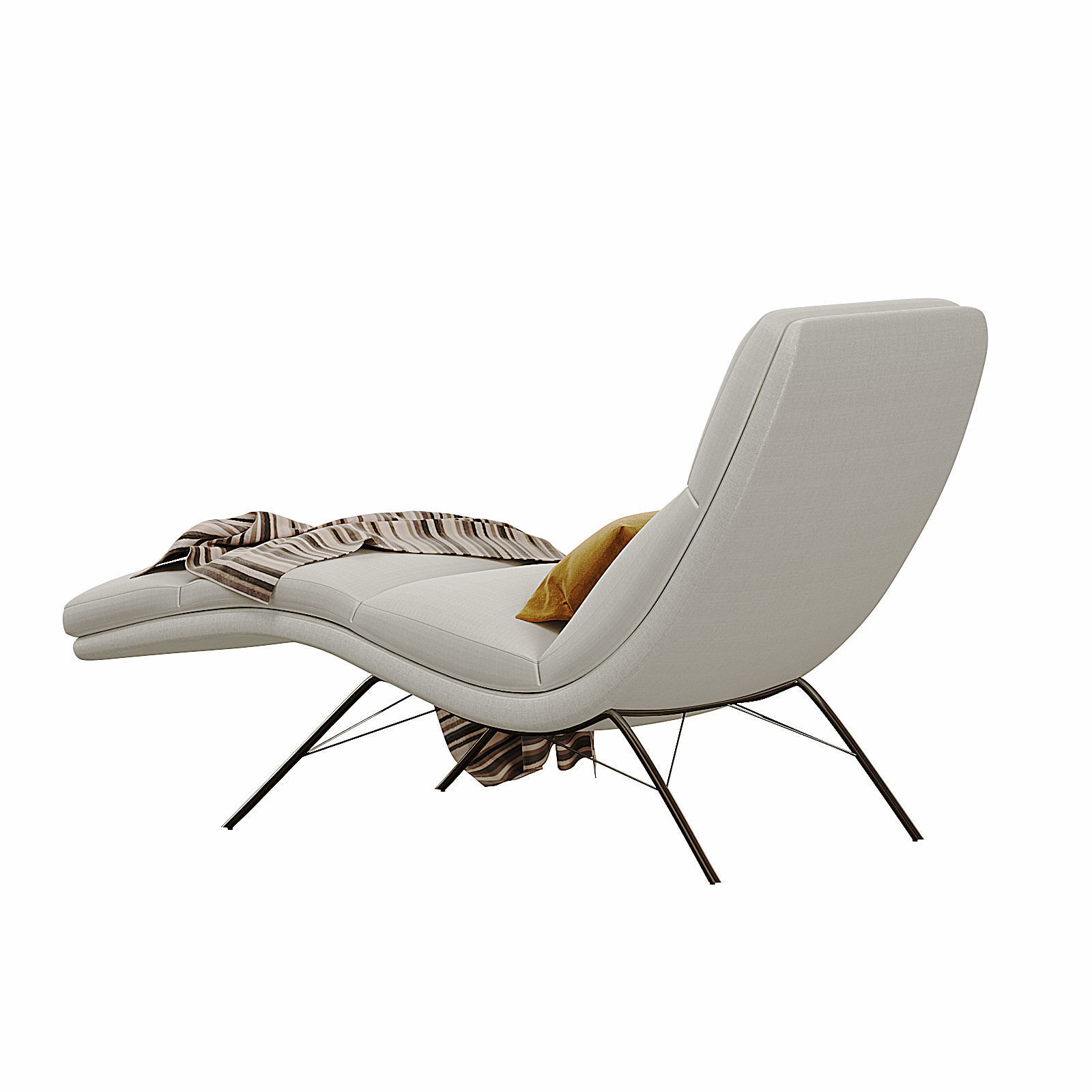 3D model Roche Bobois Calibri lounge chair VR / AR / low-poly | CGTrader