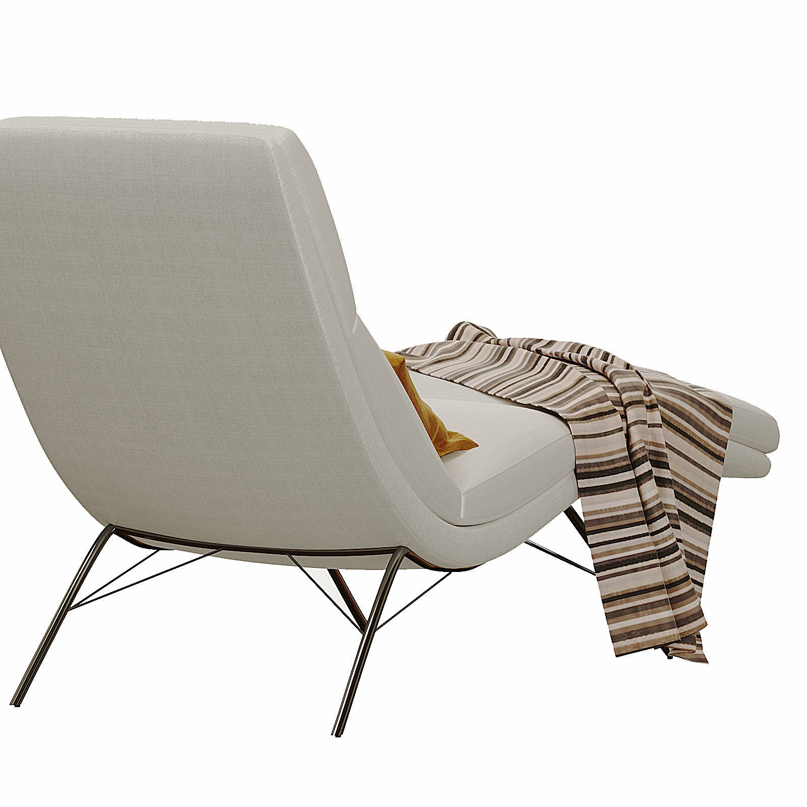 3D model Roche Bobois Calibri lounge chair VR / AR / low-poly | CGTrader