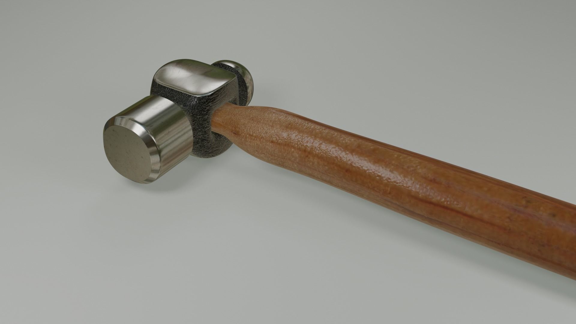 Realistic 3D Hammer with wooden handle 3D model | CGTrader