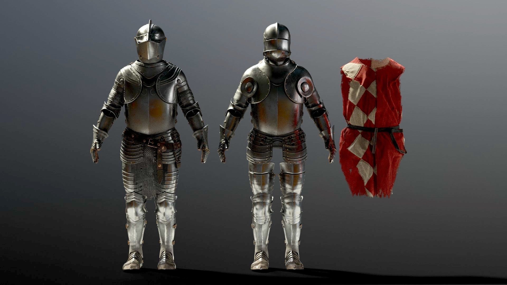 SOLDIER Medieval Armor 3D model | CGTrader