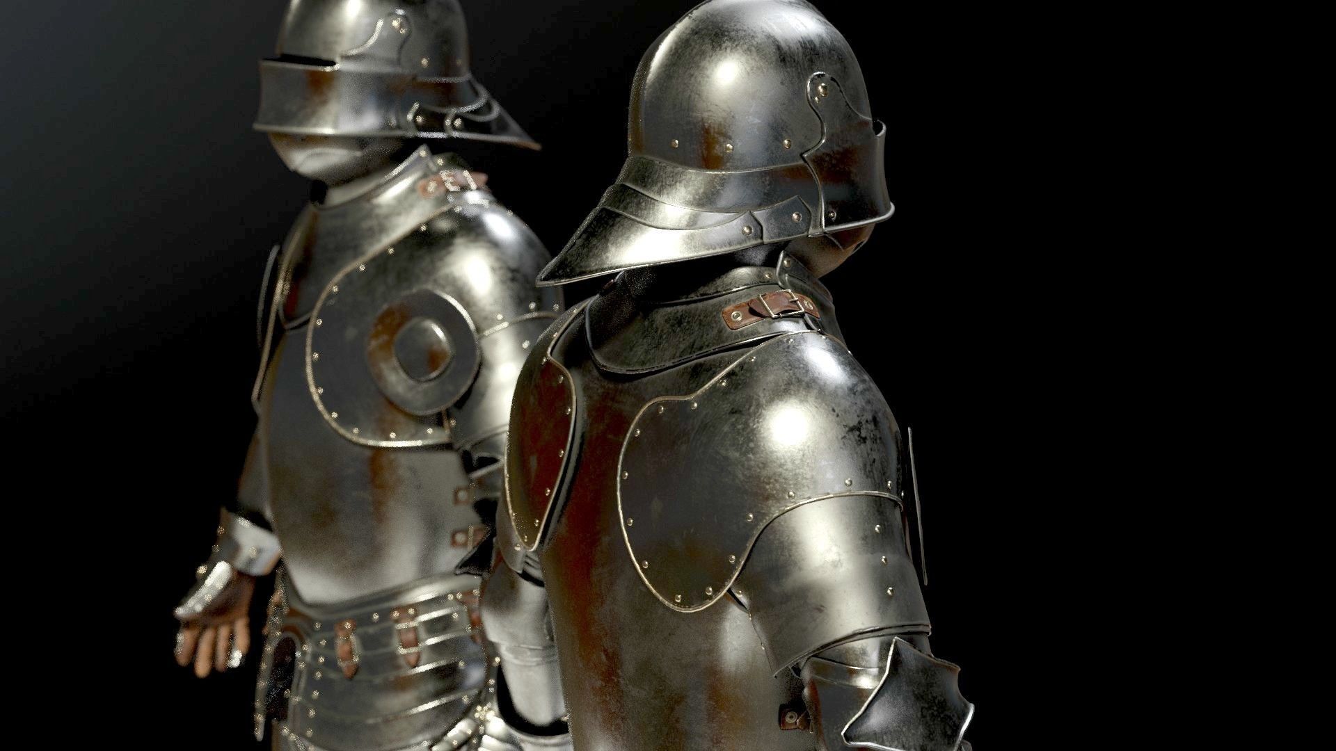 SOLDIER Medieval Armor 3D model | CGTrader