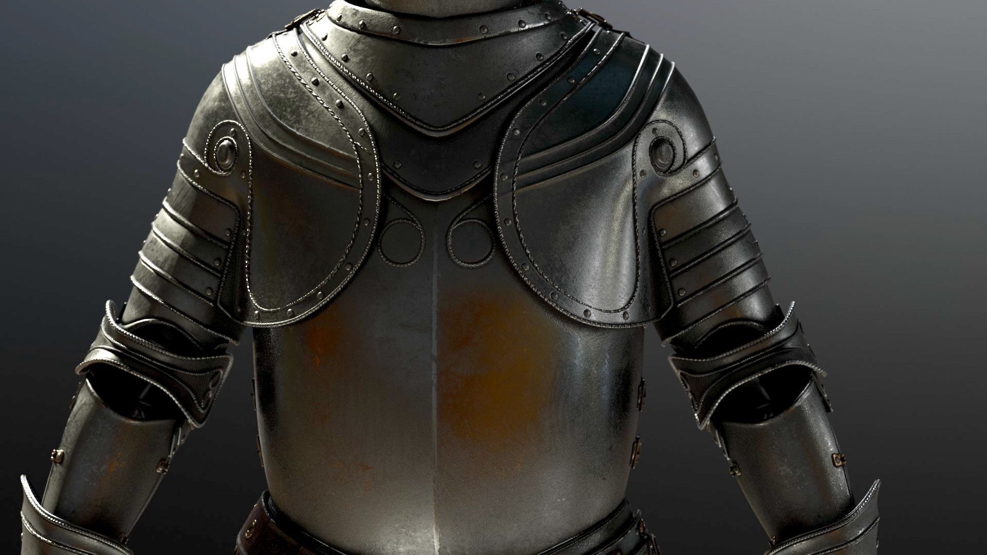 SOLDIER Medieval Armor 3D model | CGTrader