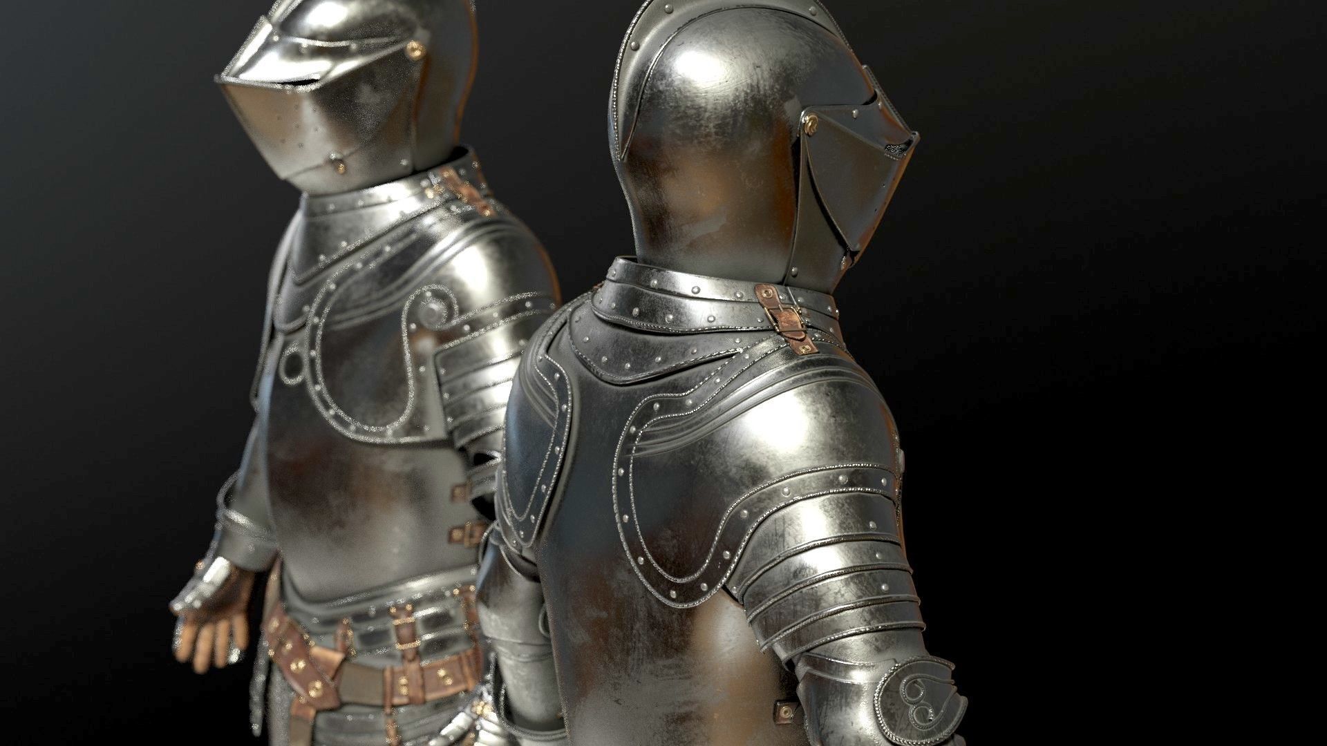 SOLDIER Medieval Armor 3D model | CGTrader