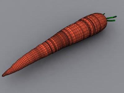 Carrot 3D Model .max .obj .3ds .stl .wrl .wrz - CGTrader.com