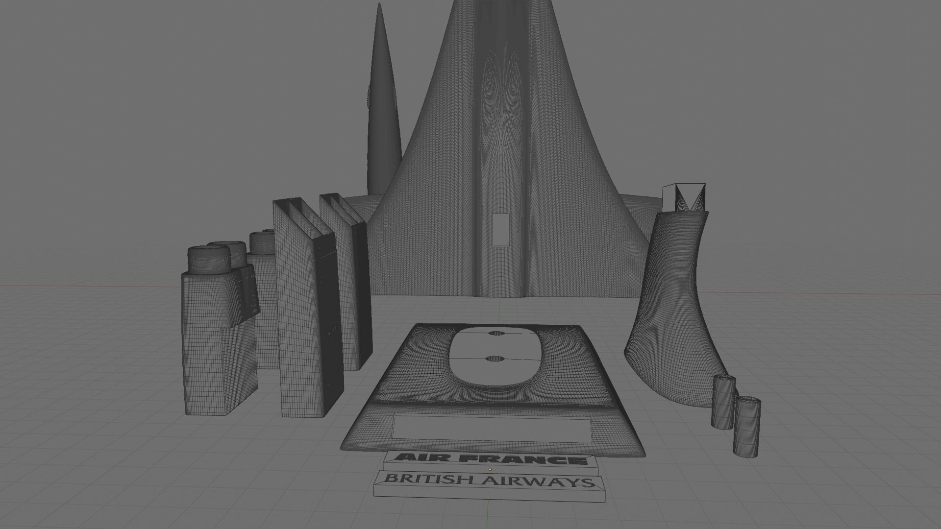 Concorde 62 cm 3D model 3D printable | CGTrader