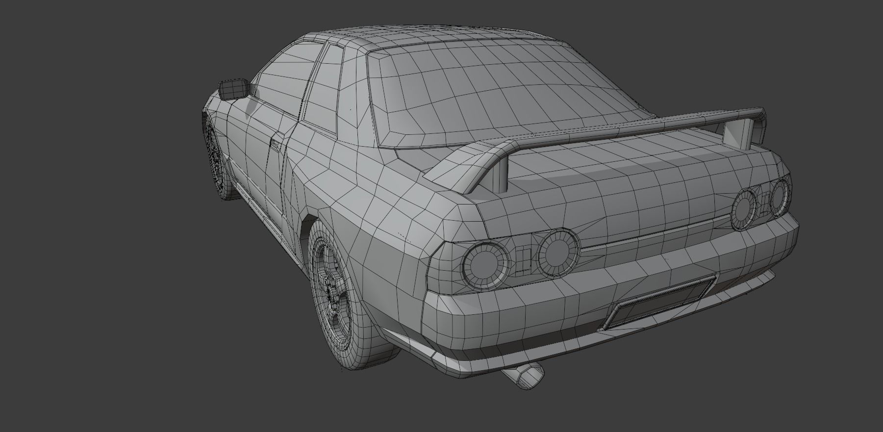 3D model Nissan Skyline GTR R32 Interior Game Ready VR / AR / low-poly ...