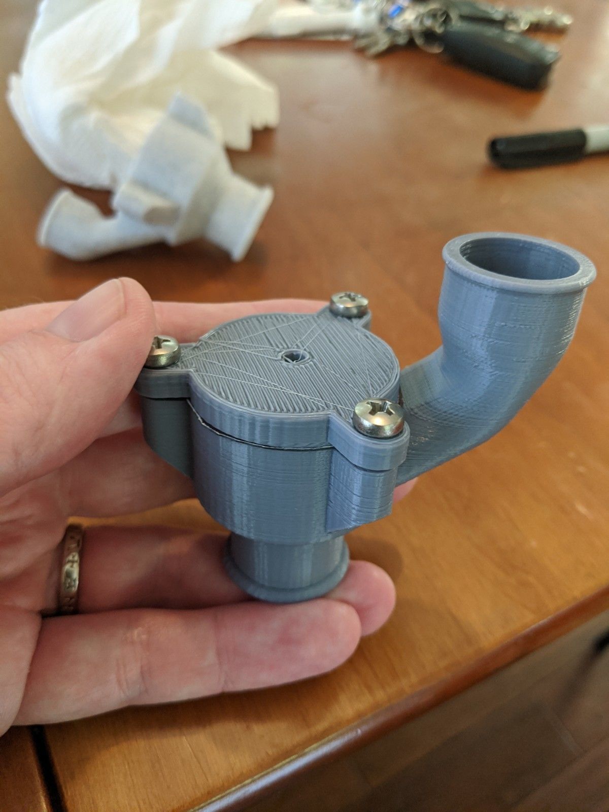 Ventilator 1 way valve free 3D model 3D printable | CGTrader