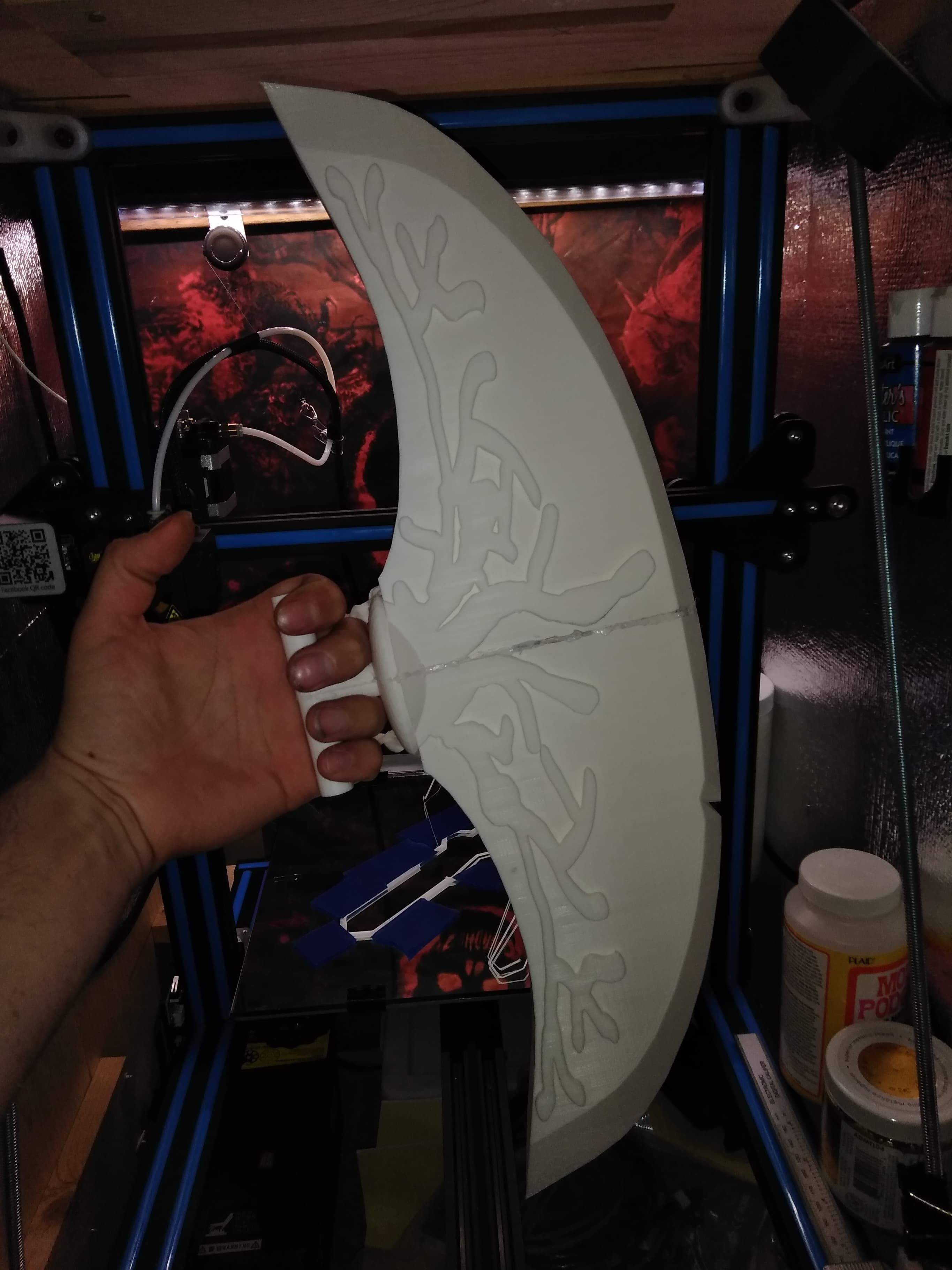 Carnage Symbiote Hand Blade free 3D model 3D printable | CGTrader