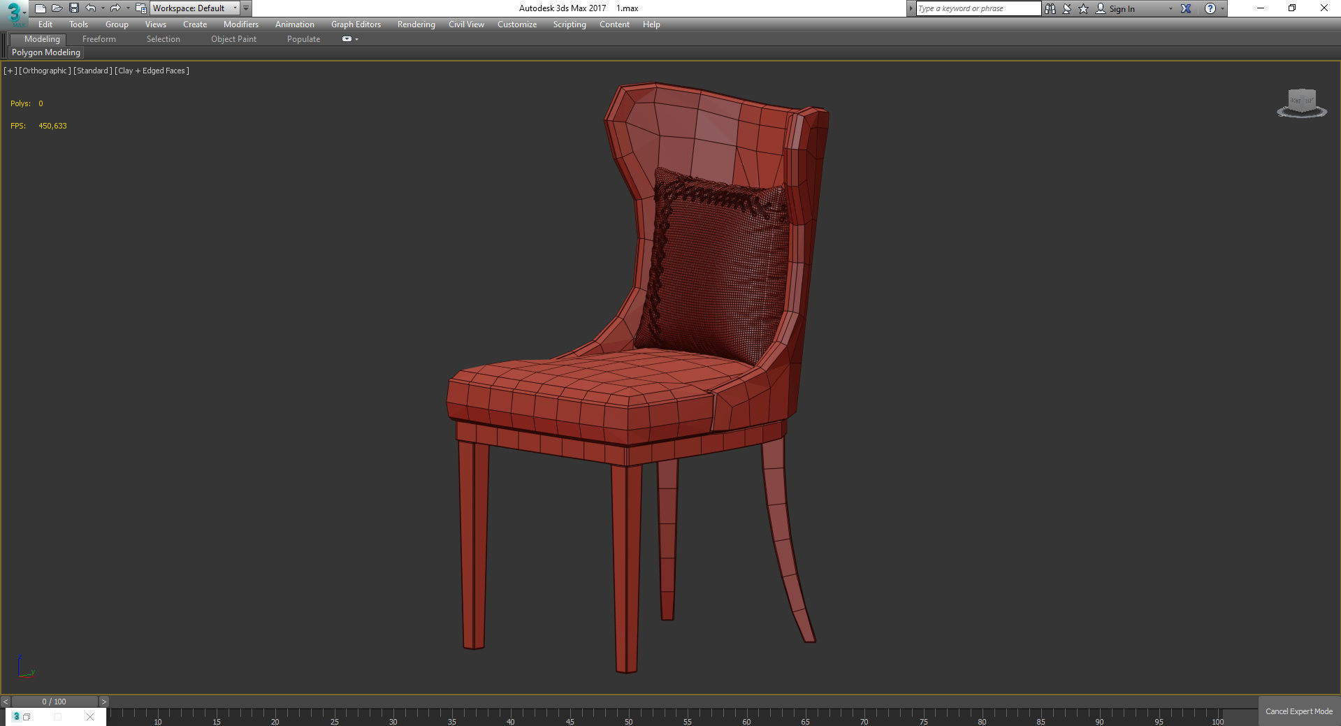 3D model GOLD CONFORT JANE JANE 3d model VR / AR / low-poly | CGTrader