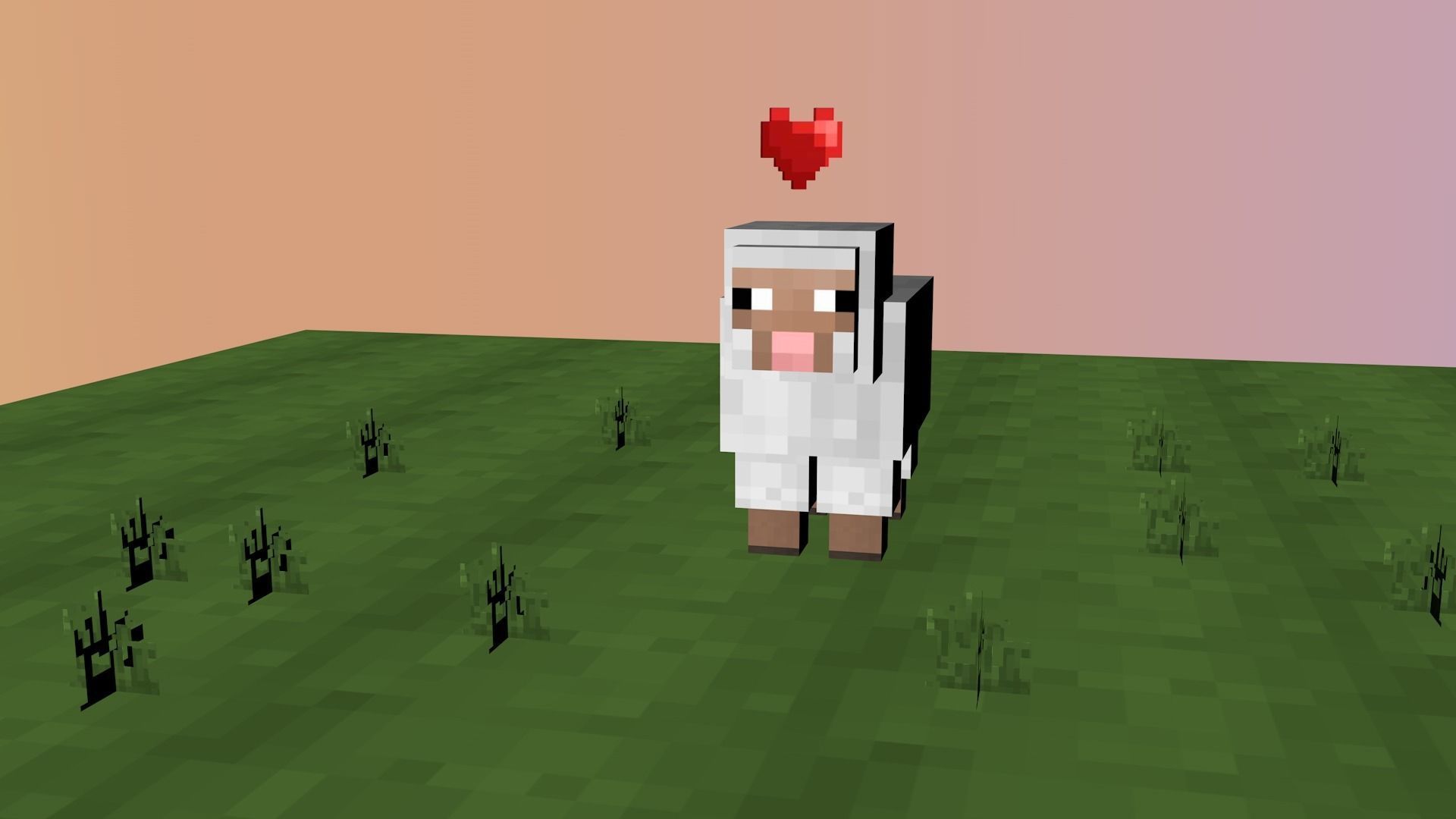 Minecraft Sheeps free VR / AR / low-poly 3D model | CGTrader