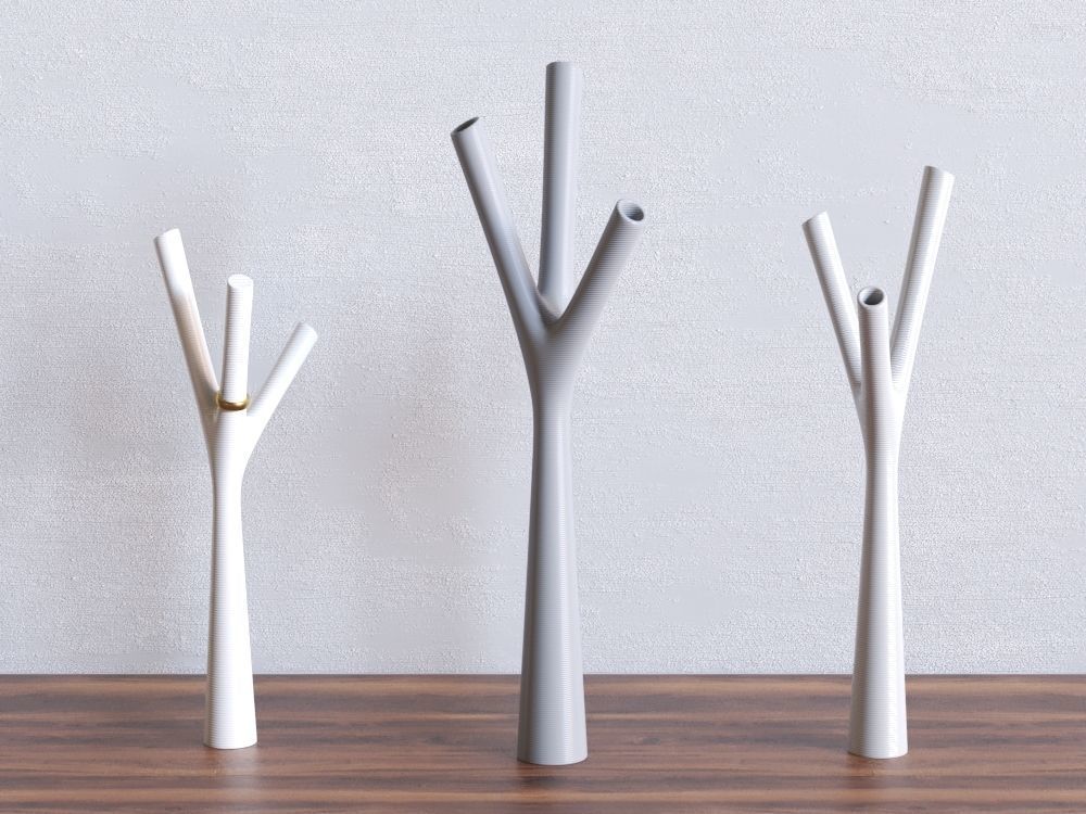 Tri Branch Home Decor 3D model | CGTrader