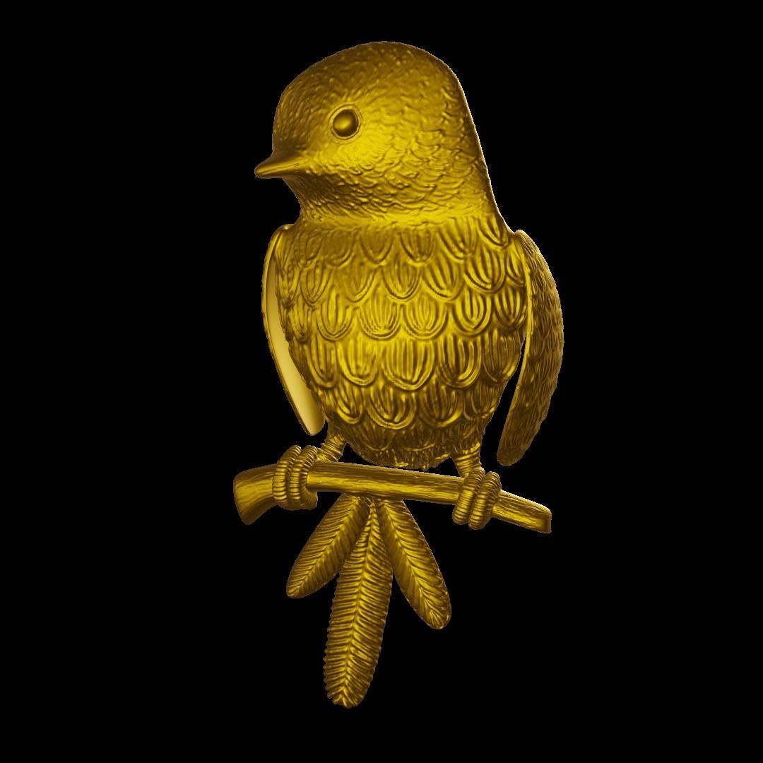 sculpted bird for 3D printing 3D model 3D printable | CGTrader