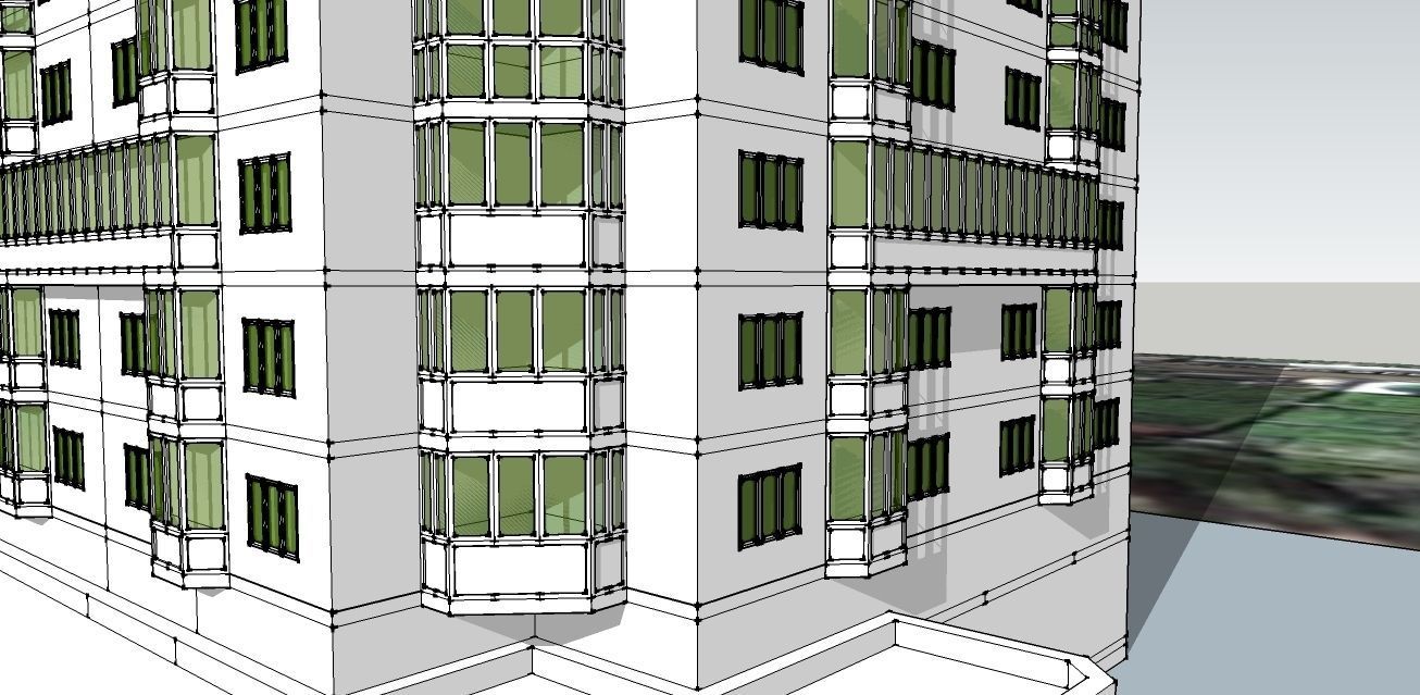 high-rise apartment building 3D model | CGTrader