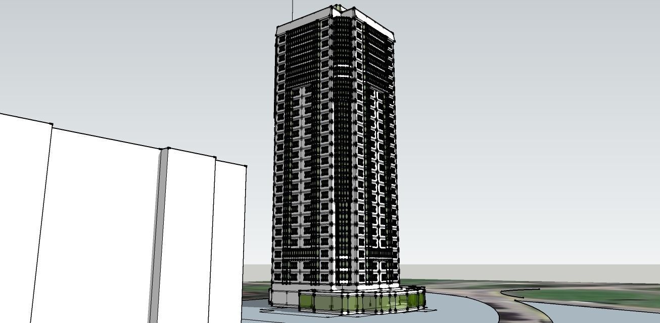 high-rise apartment building 3D model | CGTrader