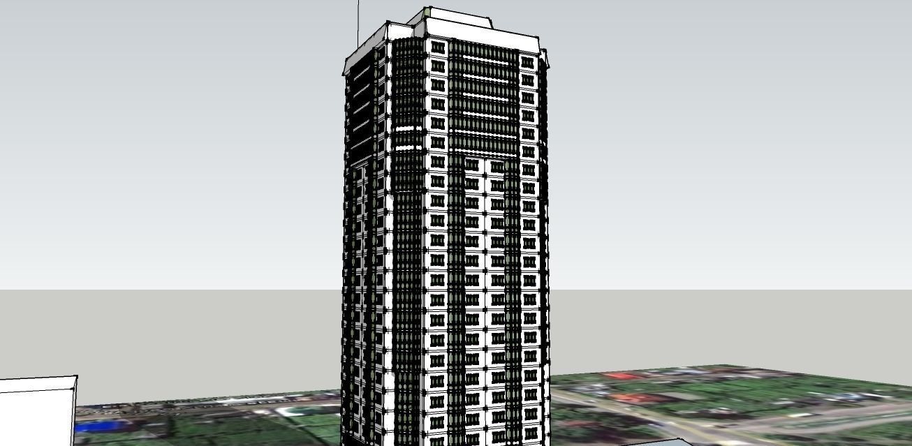 high-rise apartment building 3D model | CGTrader