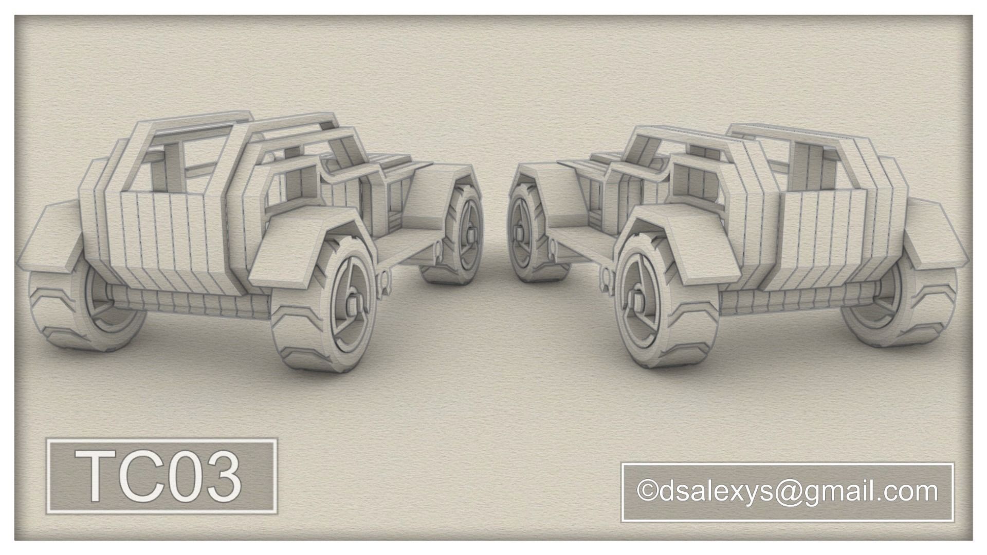 3d Printed Toy Car Kit 3D model | CGTrader