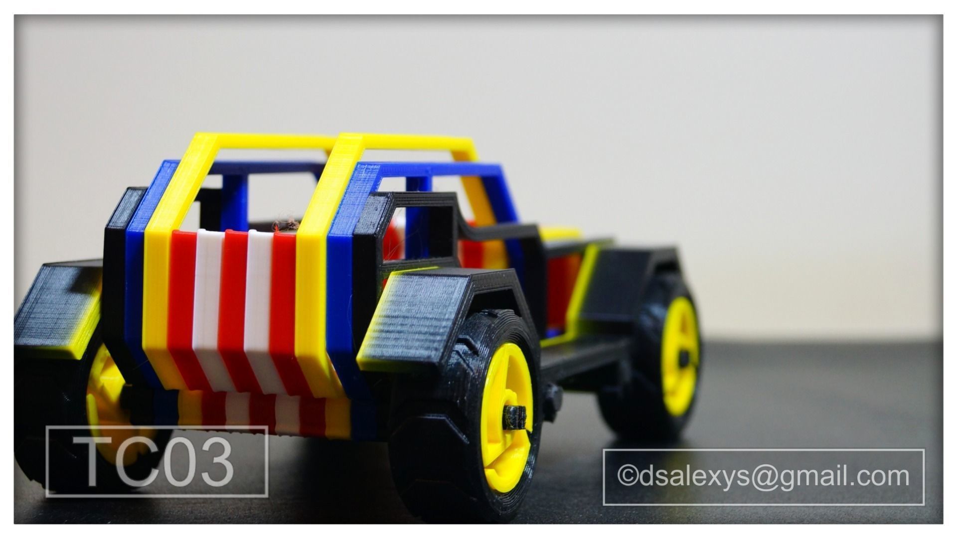 3d Printed Toy Car Kit 3D model | CGTrader