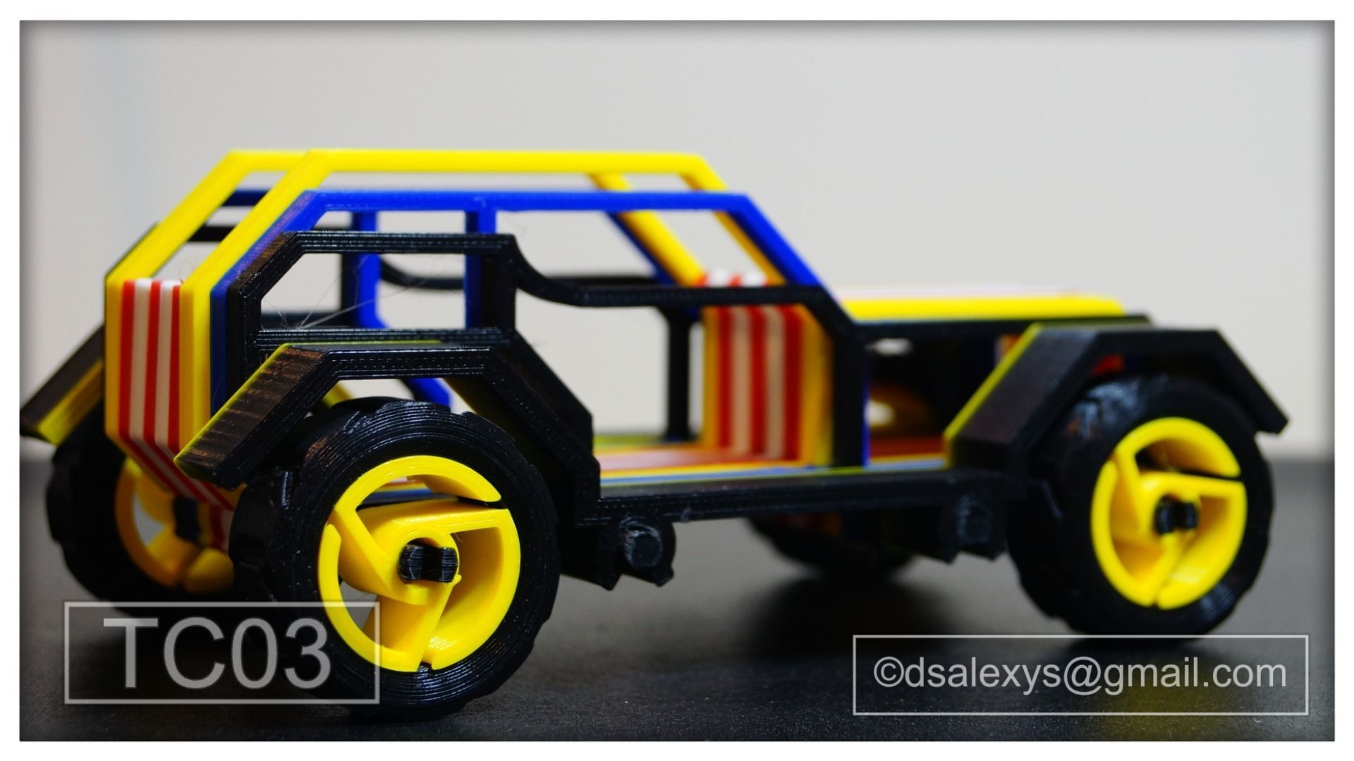 3d Printed Toy Car Kit 3D model | CGTrader