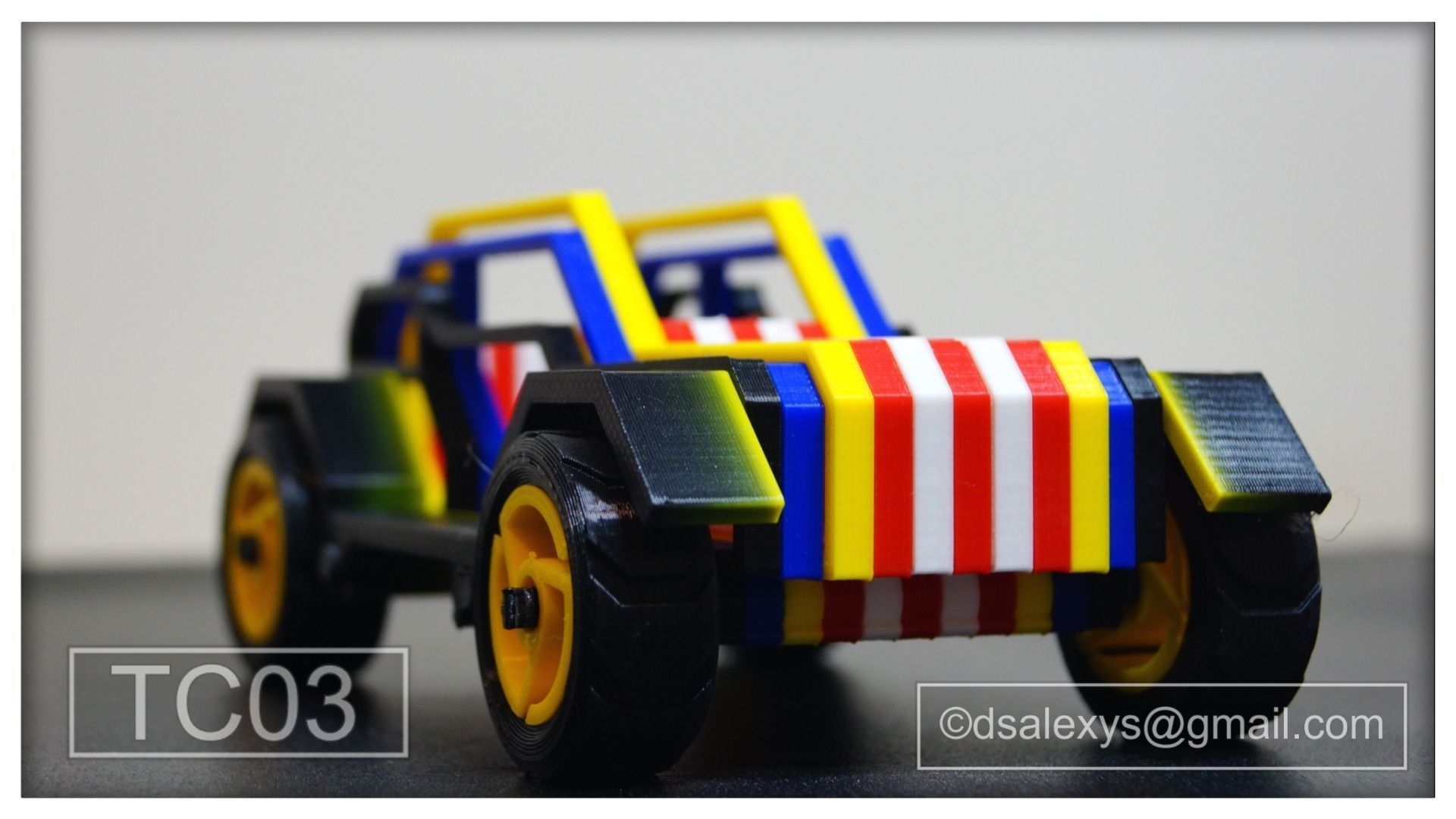 3d Printed Toy Car Kit 3D model | CGTrader