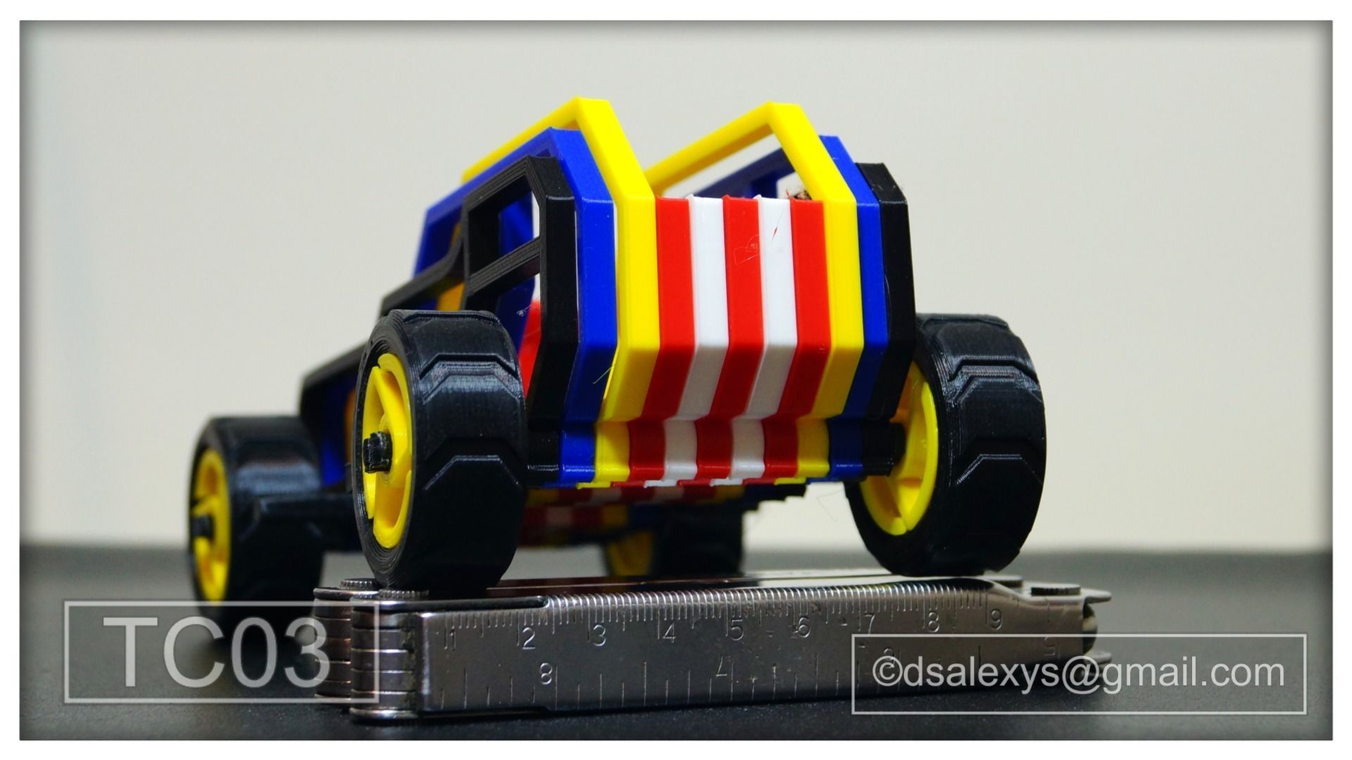 3d Printed Toy Car Kit 3D model | CGTrader