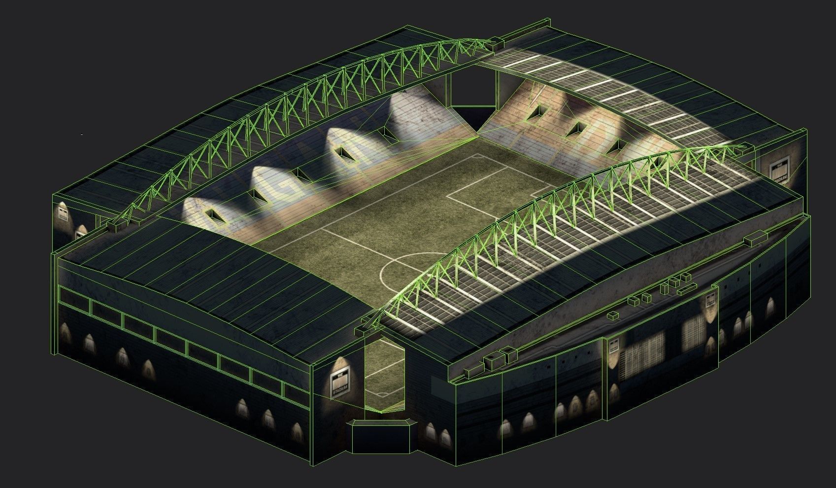 3D model DW Stadium VR / AR / low-poly | CGTrader
