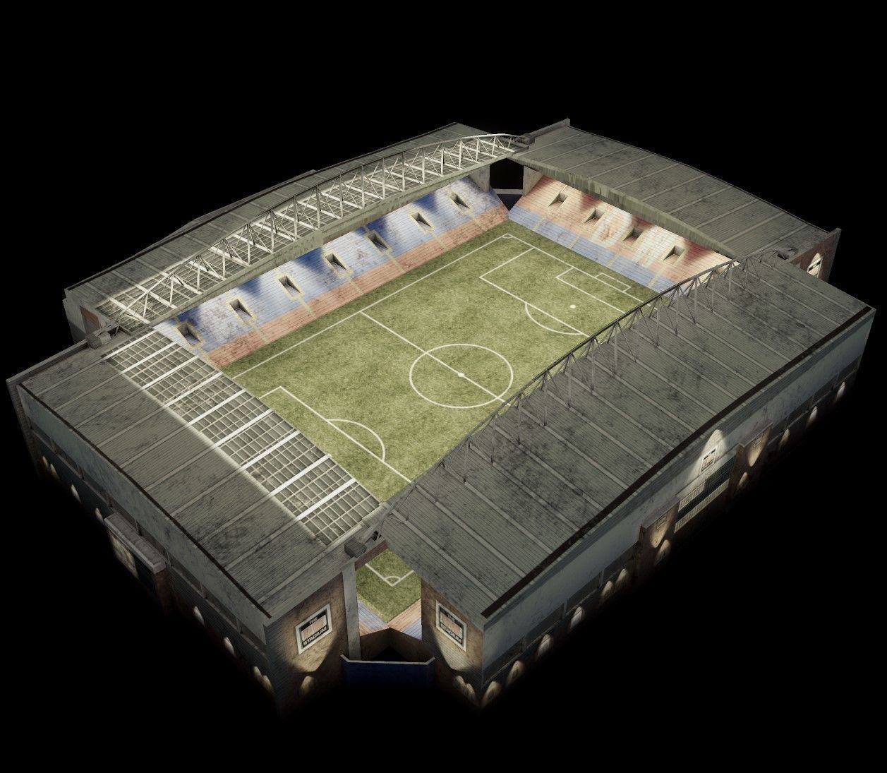 3D model DW Stadium VR / AR / low-poly | CGTrader