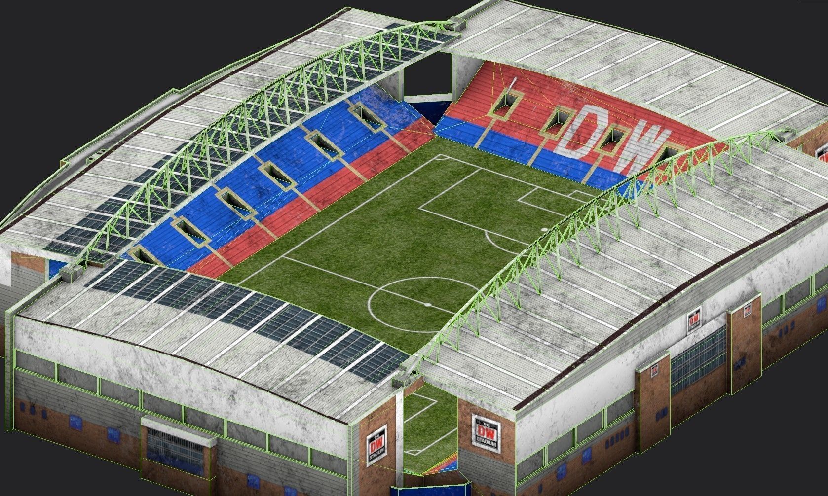 3D model DW Stadium VR / AR / low-poly | CGTrader