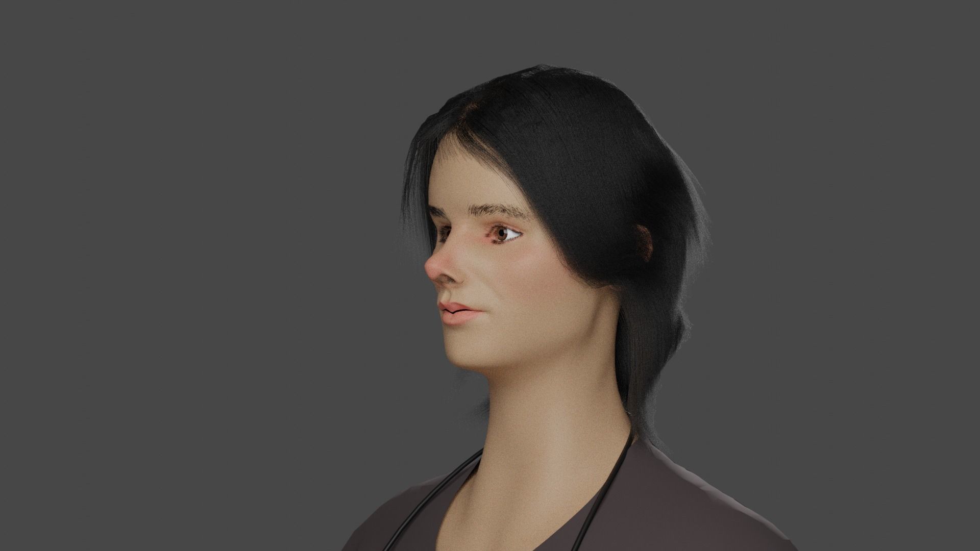 Digital Human Female 001 free 3D model | CGTrader