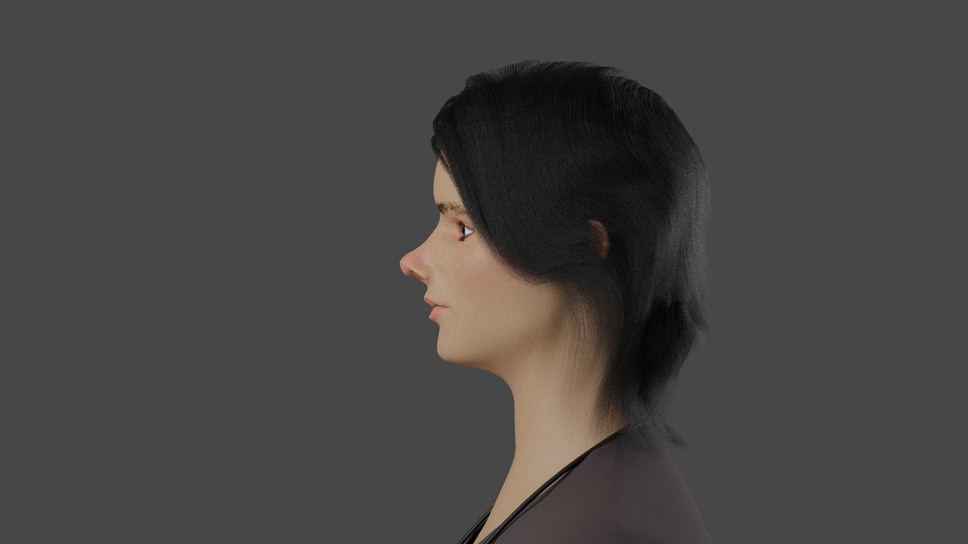 Digital Human Female 001 free 3D model | CGTrader