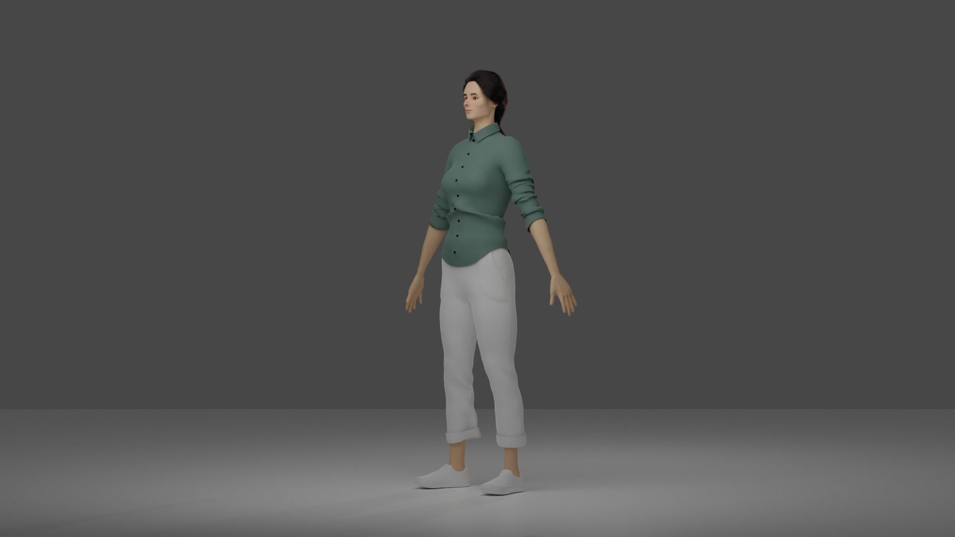 Digital Human Female 002 free 3D model | CGTrader