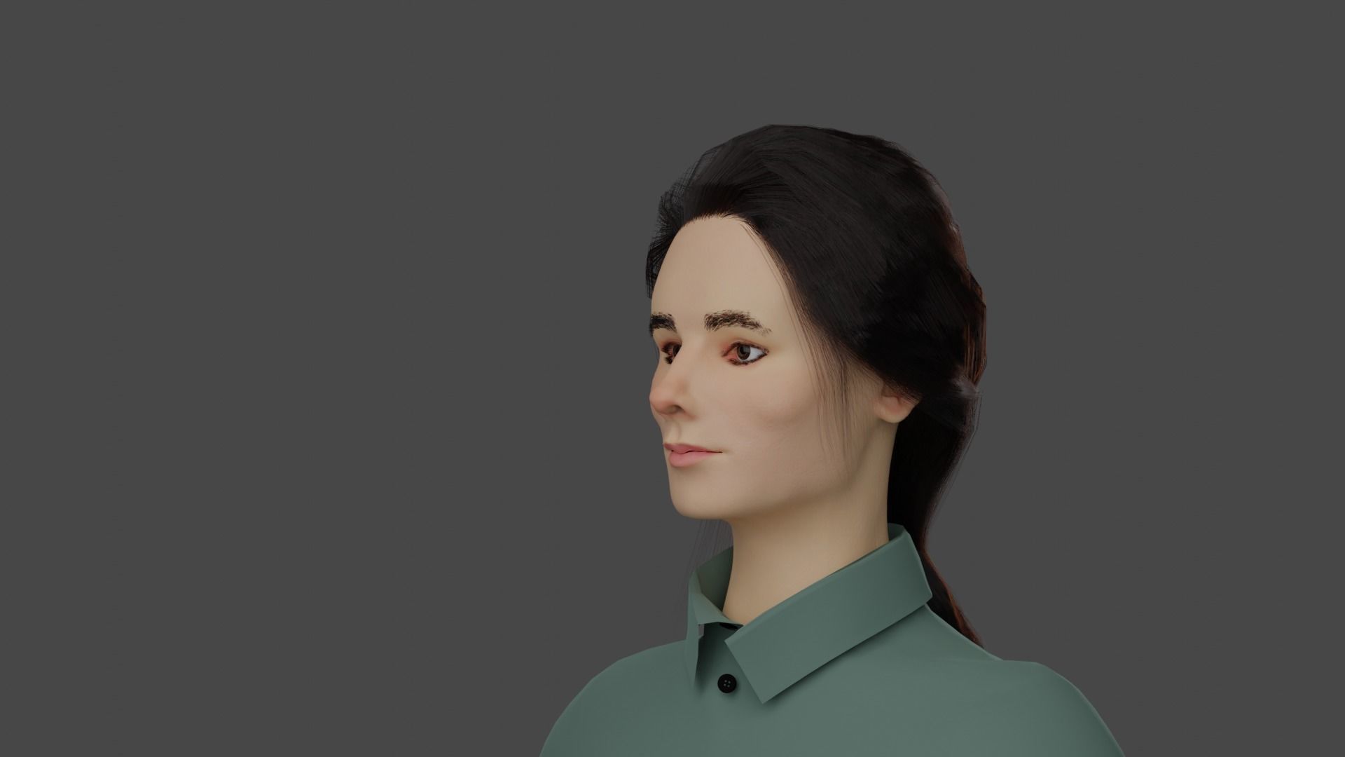 Digital Human Female 002 free 3D model | CGTrader