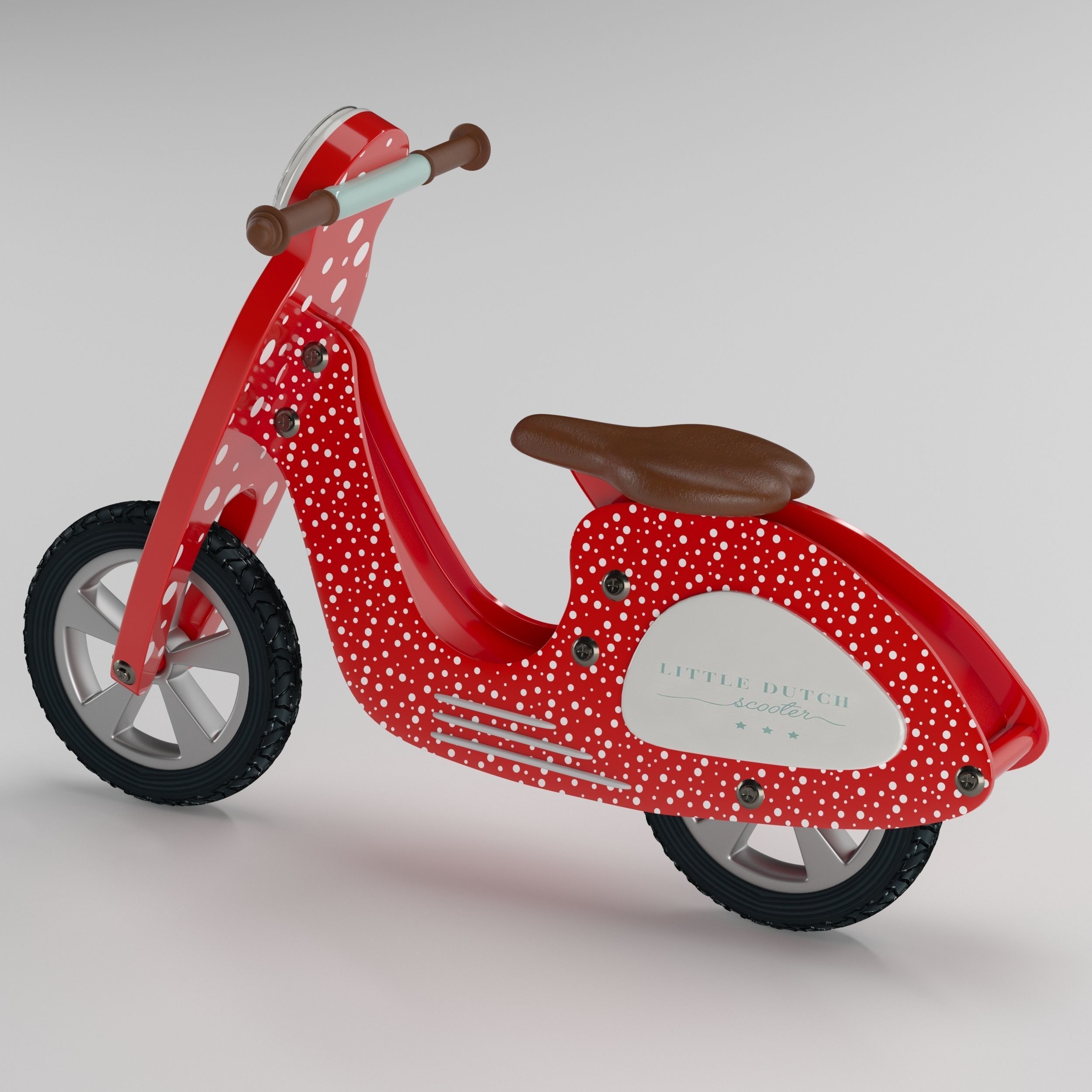 little dutch scooter 3D model | CGTrader