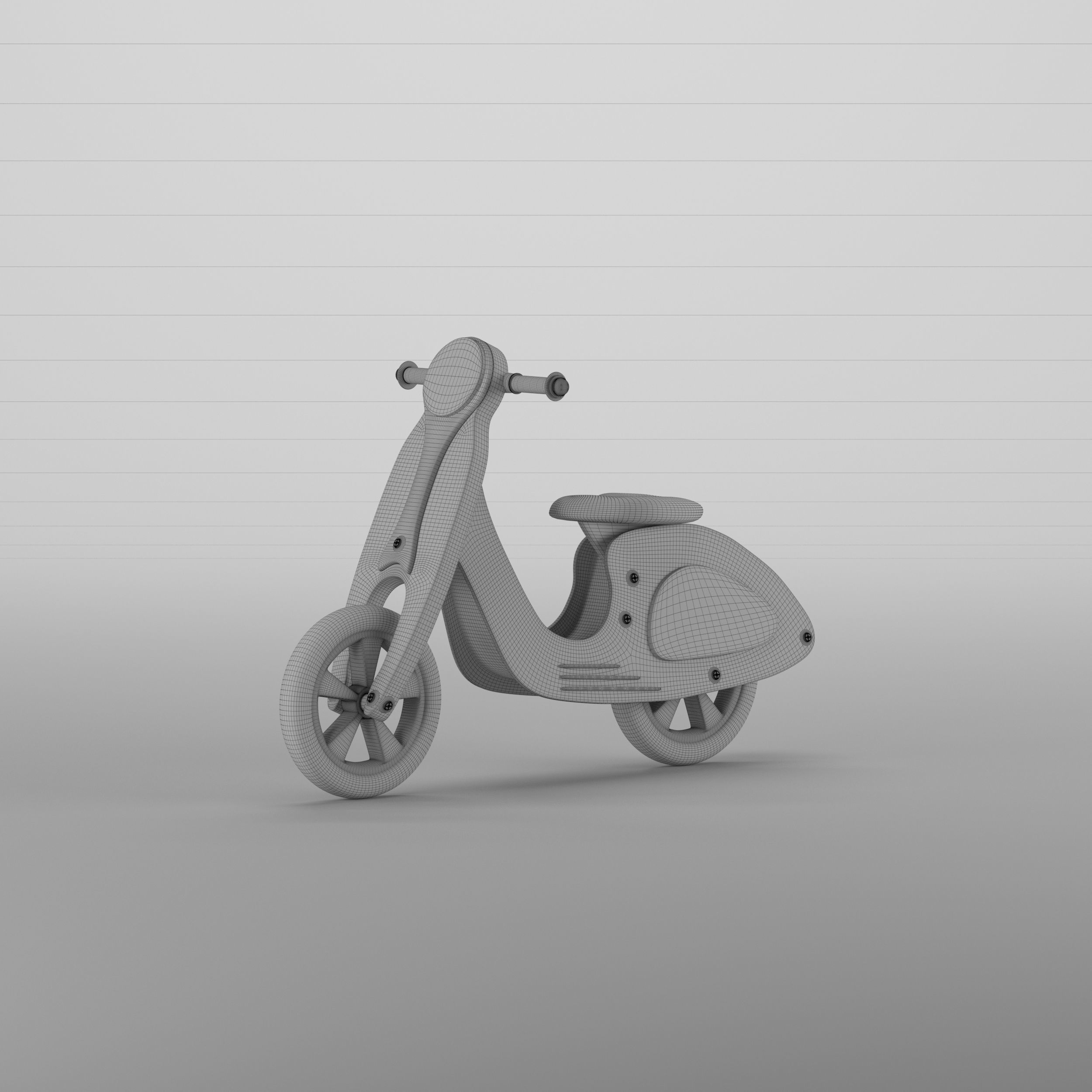 little dutch scooter 3D model | CGTrader
